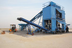 mobile containerized bagging system